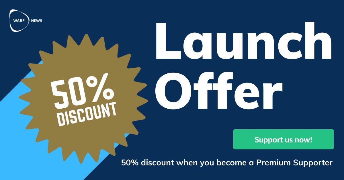 🚀 Launch offer - 50% discount on Premium Supporter