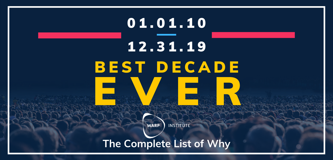 📅 The best decade in human history