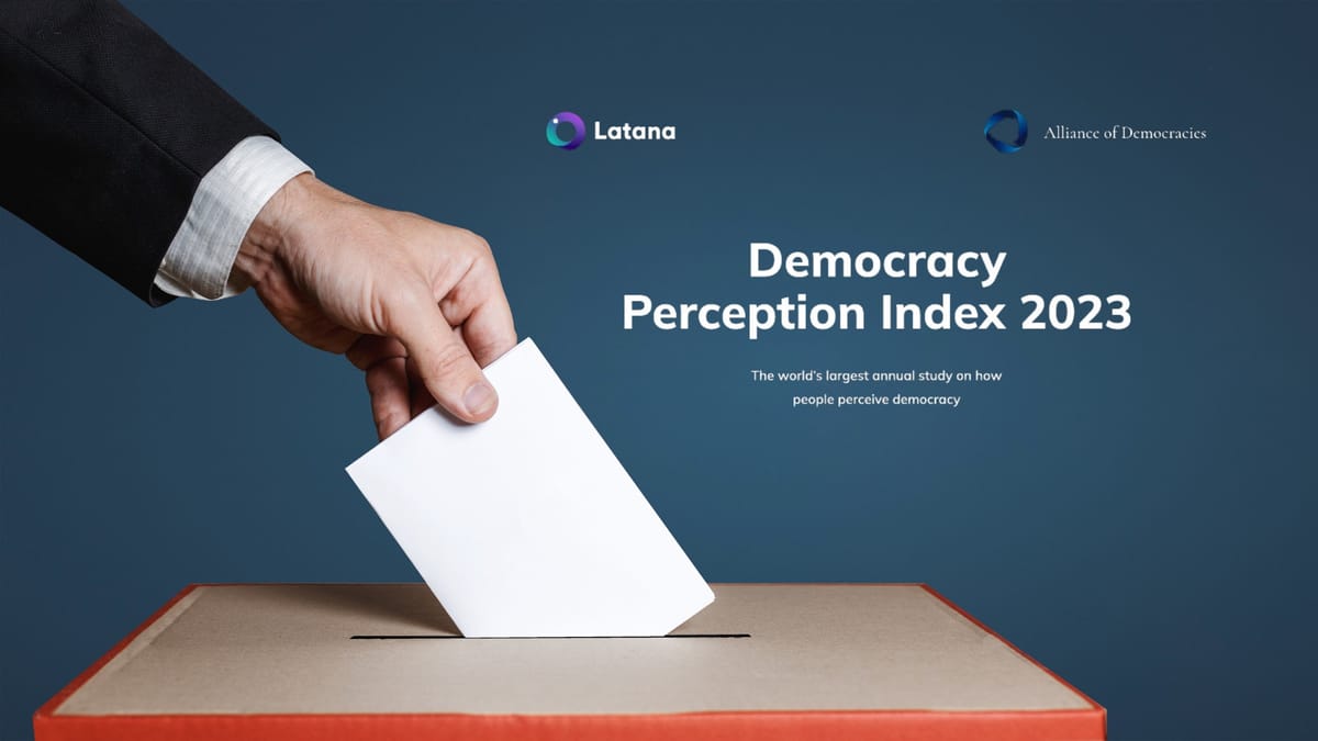 🗳️ Support for democracy is very high - and increasing over time