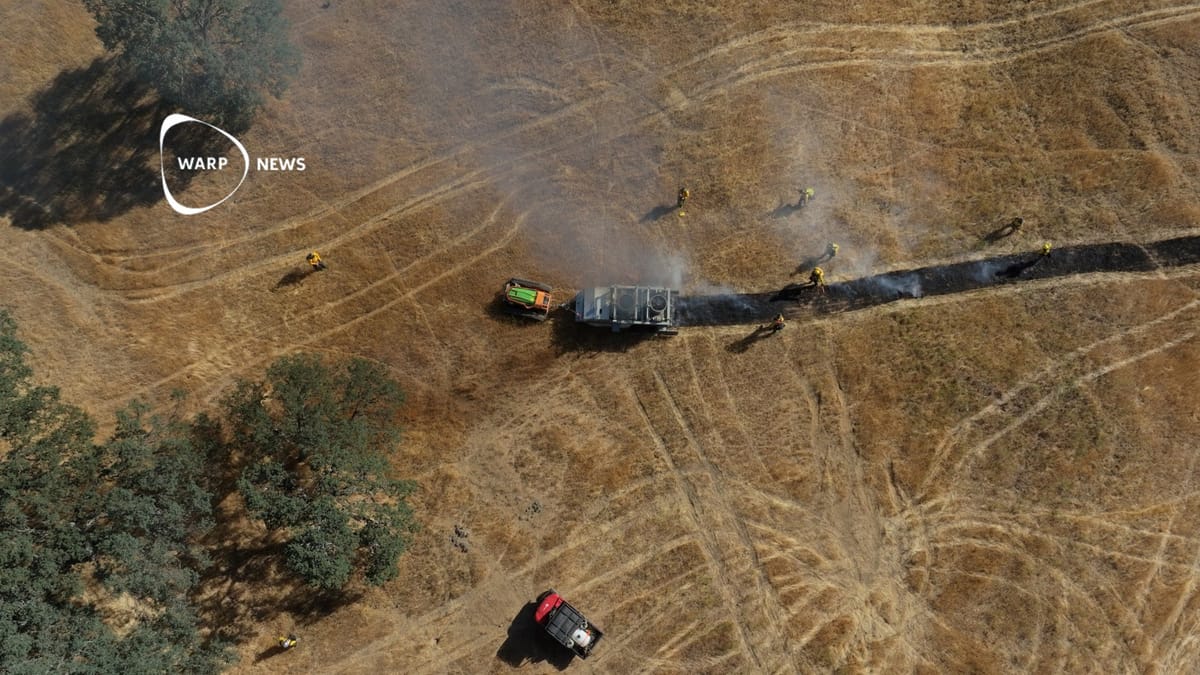 🔥 BurnBot performs controlled burns to reduce the risk of forest fires