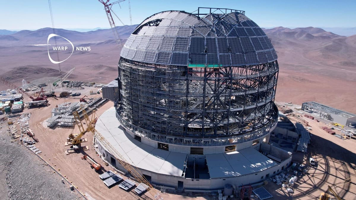 🔭 World's largest telescope takes shape in the Atacama Desert