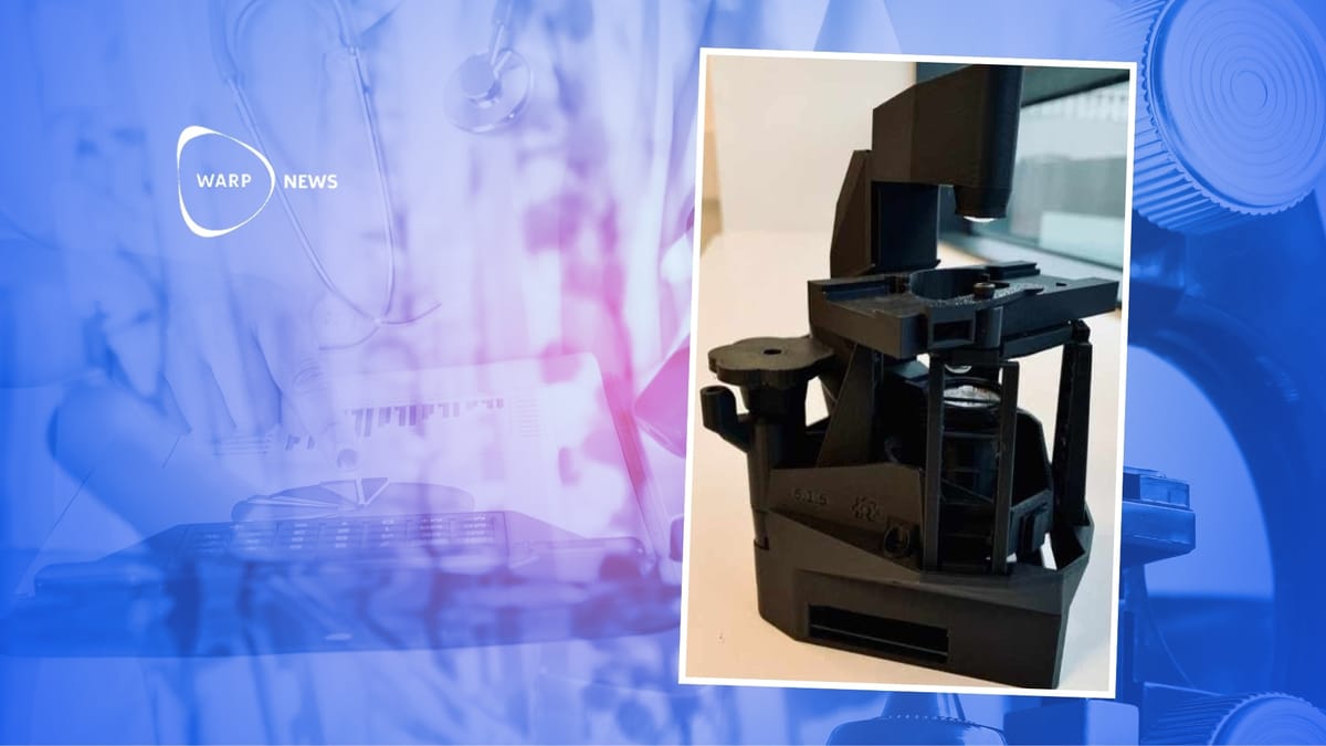 🔬 They've created a complete 3d-printed microscope for less than $60